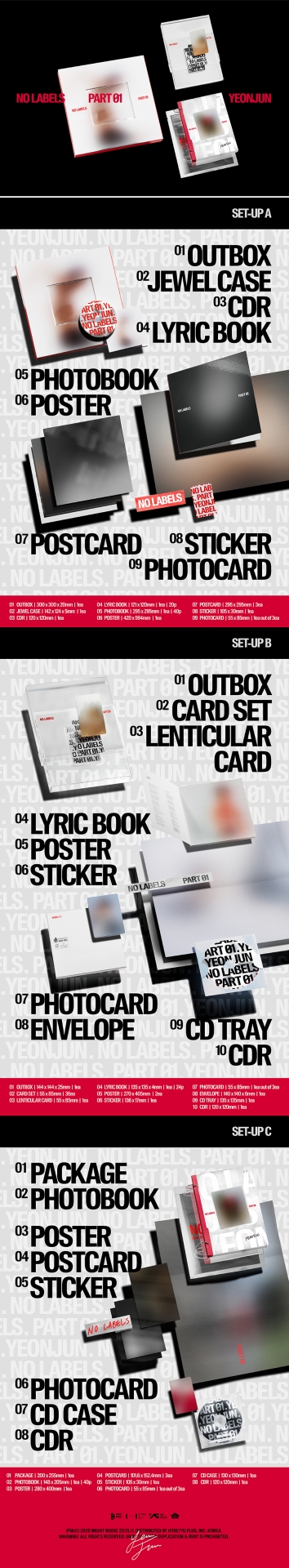 YEONJUN - NO LABELS : PART 01 | Set-Up A | 010GS-0348.3