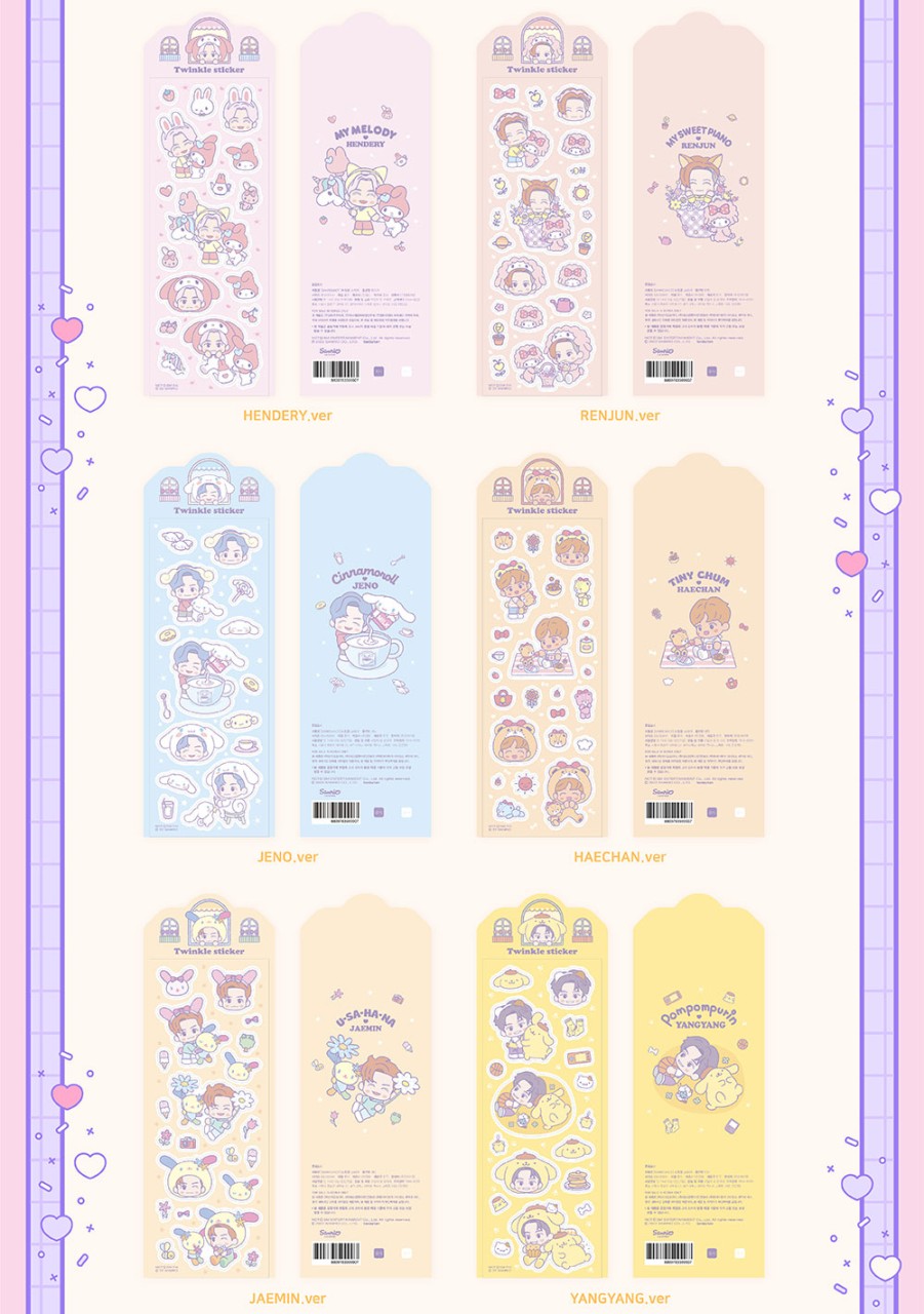 NCT x SANRIO CHARACTERS OFFICIAL - TWINKLE STICKER