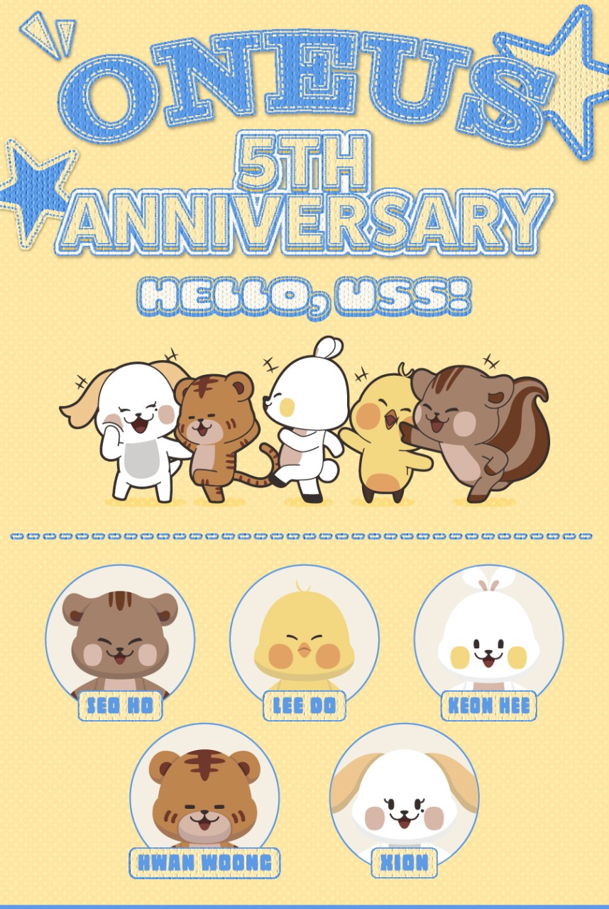 ONEUS - 5TH ANNIVERSARY Official 'USS' Doll