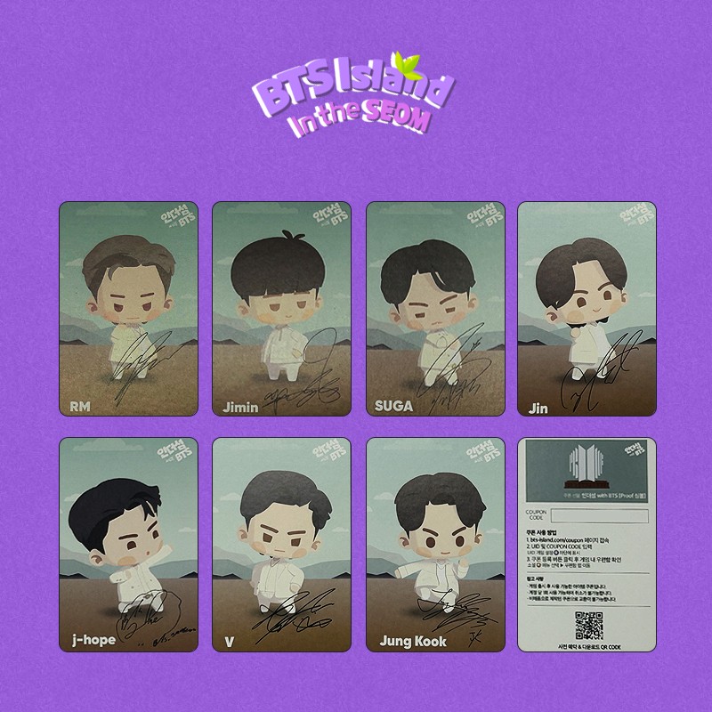 BTS - Official in the Seom Photo Card Set