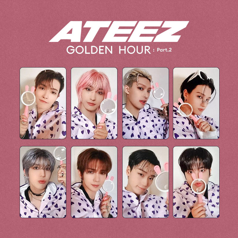 ATEEZ - GOLDEN HOUR PART 1 OFFICIAL TOKTOQ POB PHOTO CARD SET